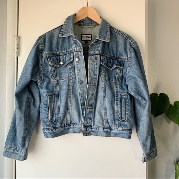 Strom | Jackets & Coats | Vintage 9s Strom Jean Jacket | Poshmark